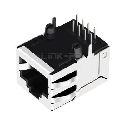 China LPJ16093CNL 10/100 Base-T Tab Up sem Leds Single Port Modular Jack RJ45 Transformer à venda