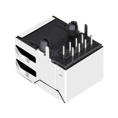 China LPJ16093CNL 10/100 Base-T Tab Up sem Leds Single Port Modular Jack RJ45 Transformer à venda