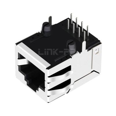 Cina LPJ16212CNL 10/100 Base-T Tab Up senza LED 1 Port 8P8C Jack RJ 45 connettore femminile in vendita