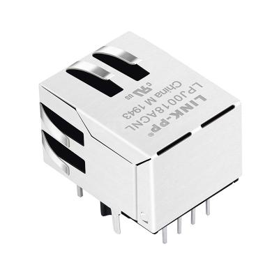 Cina Pulse J0018D21ENL Compatibile LINK-PP LPJ0018ACNL 10/100 Base-T Tab Down Verde/Verde Led Single Port 8P8C RJ-45 connettori femminili in vendita