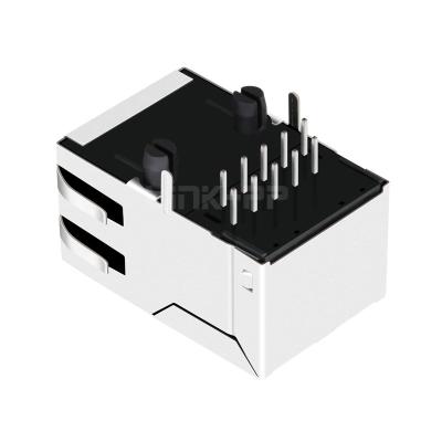 China Pulso J1006F21NL Compativel LINK-PP LPJ1006CNL 10/100 Base-T Tab Up sem Led One Port 8P8C FastJacks RJ45 integrados à venda