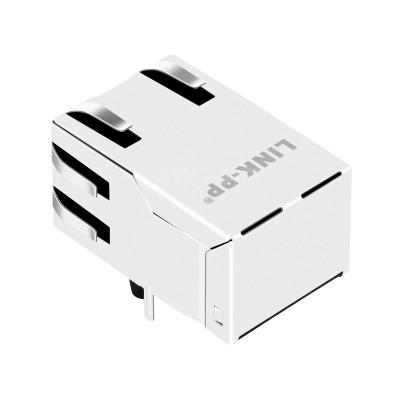 China Pulso J1006F21NL Compativel LINK-PP LPJ1006CNL 10/100 Base-T Tab Up sem Led One Port 8P8C FastJacks RJ45 integrados à venda