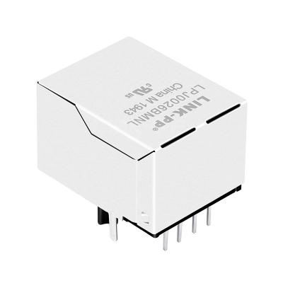China Impulso J0026D01FNL Compativel LINK-PP LPJ0026BMNL 10/100 Base-T Tab Down Amarelo/Verde Led Single Port 8P8C PCB RJ45 Lan Jack à venda