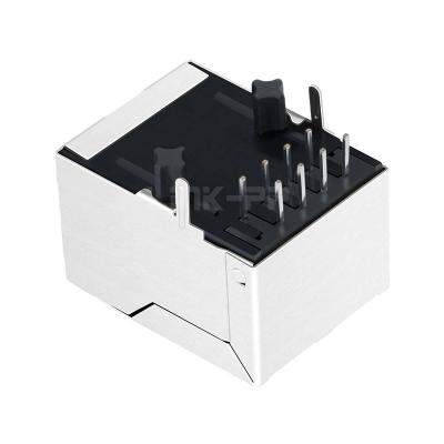 Cina LPJ0022DNL 10/100 Base-T Magnetics RJ 45 Jack 8P8C Tab Down senza LED in vendita