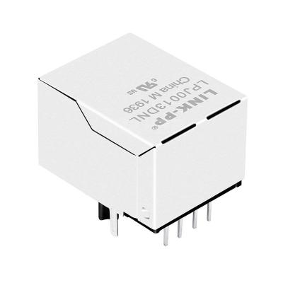 Cina LPJ0022DNL 10/100 Base-T Magnetics RJ 45 Jack 8P8C Tab Down senza LED in vendita