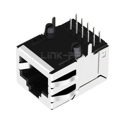 Cina LPJ16801CNL 10/100 Base-T RJ45 con POE Magnetics Jack Tab Up senza LED in vendita