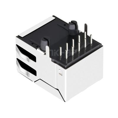 Cina LPJ16801CNL 10/100 Base-T RJ45 con POE Magnetics Jack Tab Up senza LED in vendita