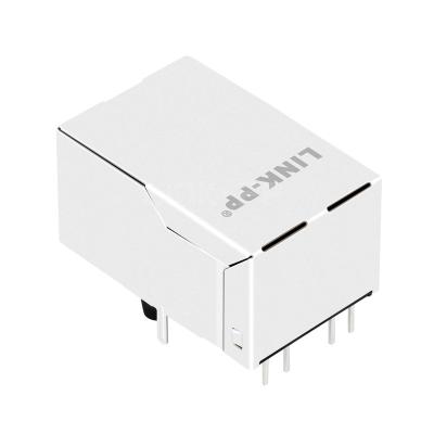 Cina LPJ2011BONL 10/100 Base-T Tab Up Orange&Green/Yellow Led Single Port Ethernet RJ45 connettore in vendita