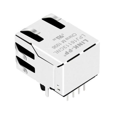 China LPJ16113CNL 10/100 Base-T Tab Up zonder Led Single Port 8P8C Modulaire Jack RJ45 Vrouwelijke connector Te koop