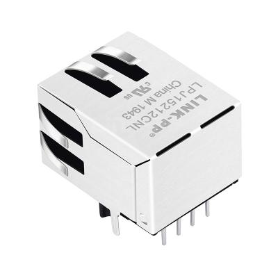Cina LPJ15212CNL 10/100 Base-T RJ45 connettore femminile 1x1 Port Tab Up senza led in vendita