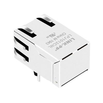 China LPJ1012CNL 10/100 Base-T Tab Up zonder Led Single Port Modulaire Jack RJ45 Connector Te koop