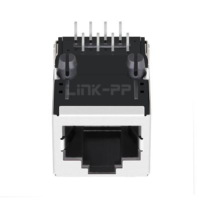 中国 LPJ1026DNL 10/100 ベース-T タブアップ 無 LED 1x1 ポートコネクタ RJ45 マグジャック 販売のため