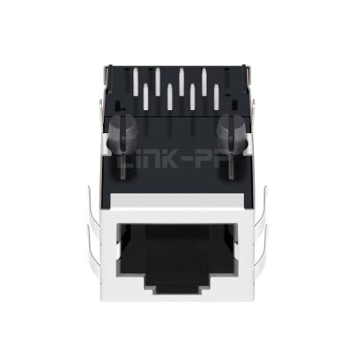 Cina LPJ6011CNL 10/100 Base-T Tab Up senza porta singola Led 8P8C RJ45 Jack modulare in vendita