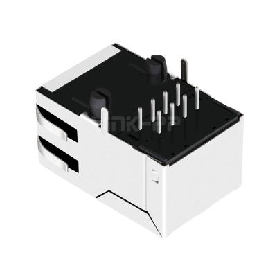 Cina LPJ6011CNL 10/100 Base-T Tab Up senza porta singola Led 8P8C RJ45 Jack modulare in vendita