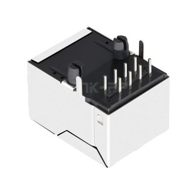 Cina LPJ16014DNL 10/100 Base-T Tab Up senza porta singola a Led RJ45 connettore magnetico in vendita
