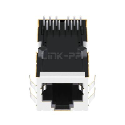 中国 LPJK0013CNL 10/100 ベース-T タブアップ 無LED 1x1 ポート POE RJ45 ジャック 長さ 33.02mm 販売のため