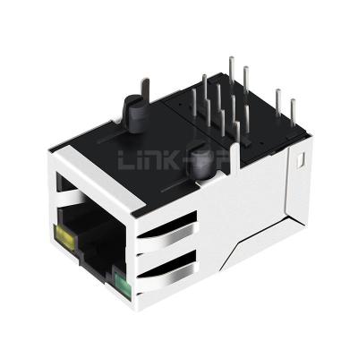 中国 47F-1205GYD2NL コンパティブル LINK-PP LPJ1011ABNL 10/100 ベース-T 1x1 ポート 統合 RJ45 ジャックタブアップ 販売のため