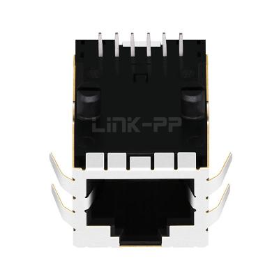 中国 ベルフュース 08B1-1XX1-06-F コンパティブル LINK-PP LPJ2011CNL 10/100 ベース-T RJ45 ジャック 1x1 ポート タブ アップ 販売のため