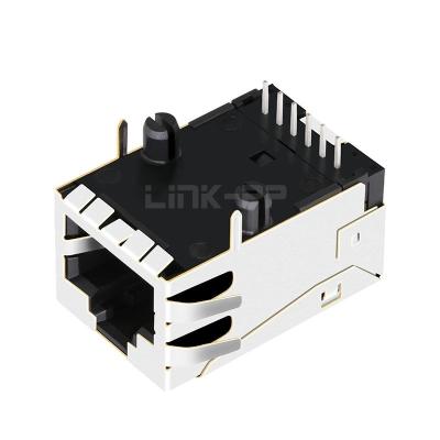 中国 ベルフュース 08B1-1XX1-06-F コンパティブル LINK-PP LPJ2011CNL 10/100 ベース-T RJ45 ジャック 1x1 ポート タブ アップ 販売のため