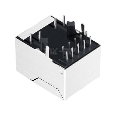 Cina X Multiple XRJG-01K-4-H11-120 Compatibile LINK-PP LPJG0801BENL 100/1000 Base-T RJ45 Jack con Magnetics Tab Down Verde/Giallo Led in vendita