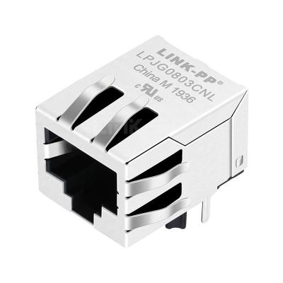 Cina YDS 48F-03ND2NL Compatibile LINK-PP LPJG0803CNL 100/1000 Base-T Tab Down senza Led One Port 10 Pin RJ 45 Jack femminile in vendita