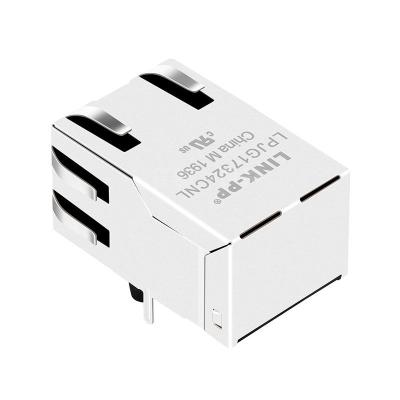 China Halo HFJT1-1G40RL compatível com LINK-PP LPJG17324CNL 100/1000 Base-T Tab Up sem LED 1x1 Port 10P8C Ethernet RJ45 Connector à venda