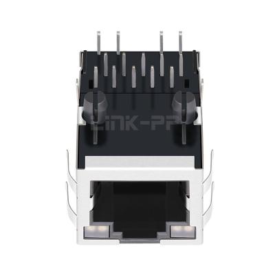 中国 RTA-1S4A9W1F互換 LINK-PP LPJG17333-1A47NL 100/1000 ベース-T タブアップ RJ45 イーサネット マグジャック 1x1 ポート イエロー&グリーン/イエロー&グリーン LED 販売のため