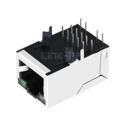 中国 RTA-193AGL1A 互換 LINK-PP LPJG17391-1B53NL 100/1000 ベース-T タブアップ オレンジ&グリーン/グリーン LED 1x1 ポート 10P8C RJ-45 モジュール 販売のため