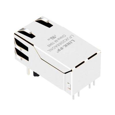 中国 アライド ATRT-4-A-XX-003 コンパティブル LINK-PP LPJK2068AONL 100/1000 ベース-T タブアップ オレンジ&グリーン/イエロー LED 1x1 ポート POE+ LAN イーサネット RJ 45 ジャック 販売のため