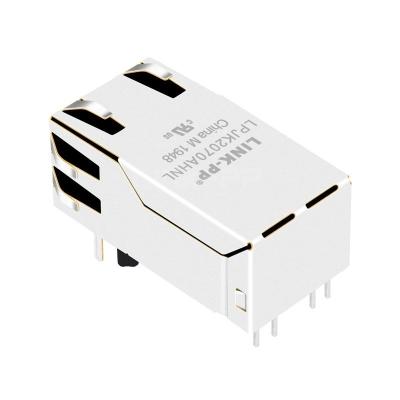 China Molex 85789-1006 Compatível LINK-PP LPJK2070AHNL 100/1000 Base-T Tab Up Verde/Amarela Led 1x1 Port POE+ RJ45 Socket Modular à venda