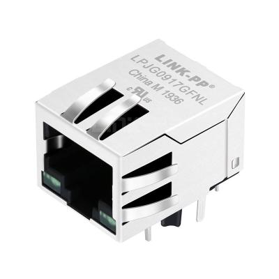 China 10/100/1000 Base-T 8P8C RJ45 Conector femenino en venta