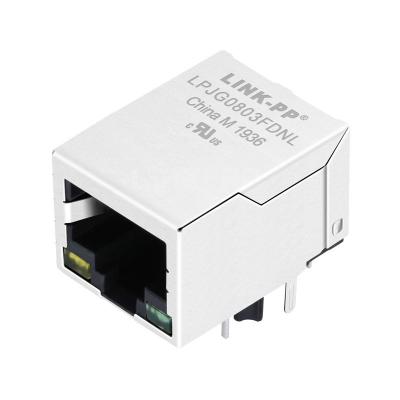 Cina LPJG0803FDNL 10/100/1000 connettore di presa RJ45 a base-T blindato in vendita