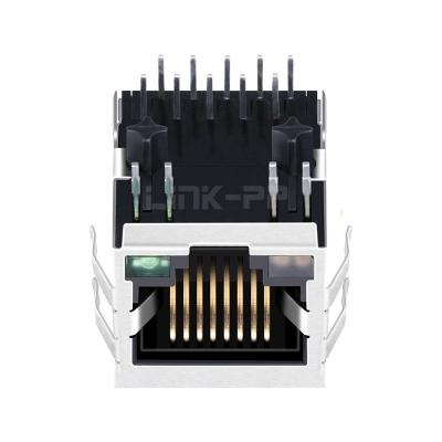 Cina LPJG0811G7NL 10/100/1000 Base-T Single Port RJ45 Jack modulare in vendita