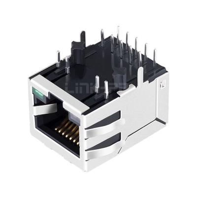 Cina LPJG0811G7NL 10/100/1000 Base-T Single Port RJ45 Jack modulare in vendita