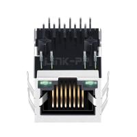 China 10/100/1000 Base-T Shielded Electronic RJ45 Connector for sale