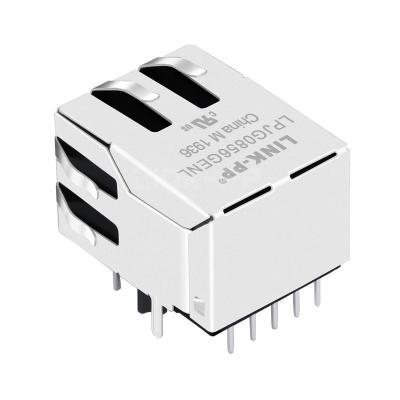 Cina LPJG0856GENL 10/100/1000 Base-T Jack RJ45 connettore Ethernet in vendita