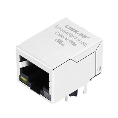 中国 LPJG4896F91NL 10/100/1000 ベースTコネクタ RJ45 ネットワークジャック 販売のため