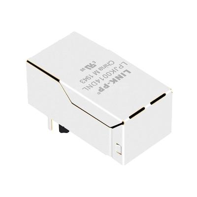 China LPJK0014DNL 100/1000 Base-T Tab Up sem LED 1x1 Port Ethernet RJ45 Conector à venda