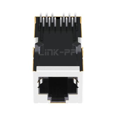 China LPJK0014DNL 100/1000 Base-T Tab Up sem LED 1x1 Port Ethernet RJ45 Conector à venda