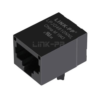 Cina LPJG4810NNL 100/1000 Base-T Tab Down senza porta singola Led Jack RJ45 non blindato in vendita