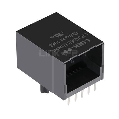 Cina LPJG4810NNL 100/1000 Base-T Tab Down senza porta singola Led Jack RJ45 non blindato in vendita