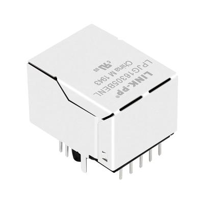 Cina LPJG16305BENL 1000 Base-T Tab UP Verde/Giallo Led 1x1 Port connettore magnetico RJ45 in vendita
