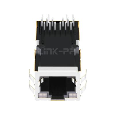 中国 LPJK0071A55NL 1000 Base-T RJ45 マグネットコネクタ 1x1 ポート長さ 32.5mm タブアップ 販売のため