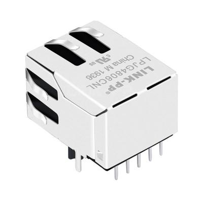 Cina LPJG4806CNL 100/1000 Base-T Tab Down senza Led One Port RJ45 connettore presa femminile in vendita