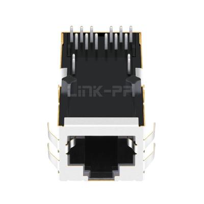 Cina LPJK2064CNL 100/1000 Base-T Tab Up 1x1 Port POE connettore RJ45 integrato senza led in vendita