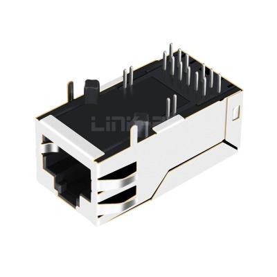 Cina LPJK2064CNL 100/1000 Base-T Tab Up 1x1 Port POE connettore RJ45 integrato senza led in vendita