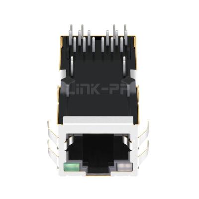 Cina LPJK6064A9NL 100/1000 Base-T POE+ RJ45 Jack 1x1 Port con integrato Magnetics Tab Up in vendita