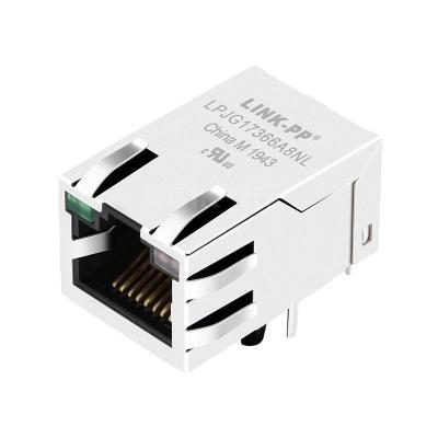 Cina RJMG264413101NR Compatibile LINK-PP LPJG17366A8NL 1000 Base-T Integrato RJ45 Jack Verde/Giallo&Green Led in vendita