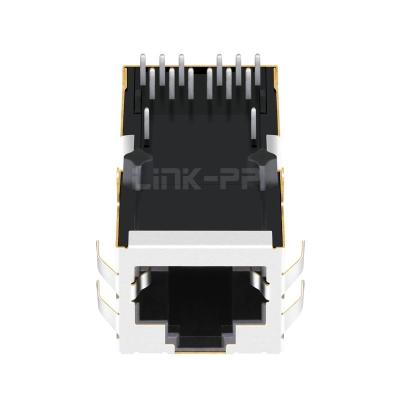 Cina BelFuse 1840797-1 Compatibile LINK-PP LPJK1046CNL 1x1 Port RJ45 Gigabit Magnetics Jack Con PoE Tab Up Senza Led in vendita