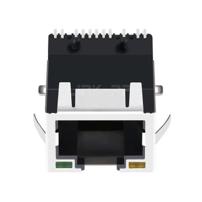 Cina WE 7498011122 Compatibile LINK-PP LPJ19911ADNL 10/100 Base-T Tab Up Giallo/Verde LED SMT RJ45 FastJack in vendita